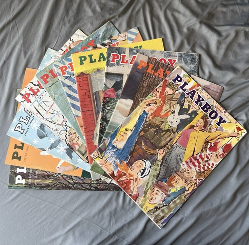 1955 Playboy Magazines- Lot Of 10 | eBay