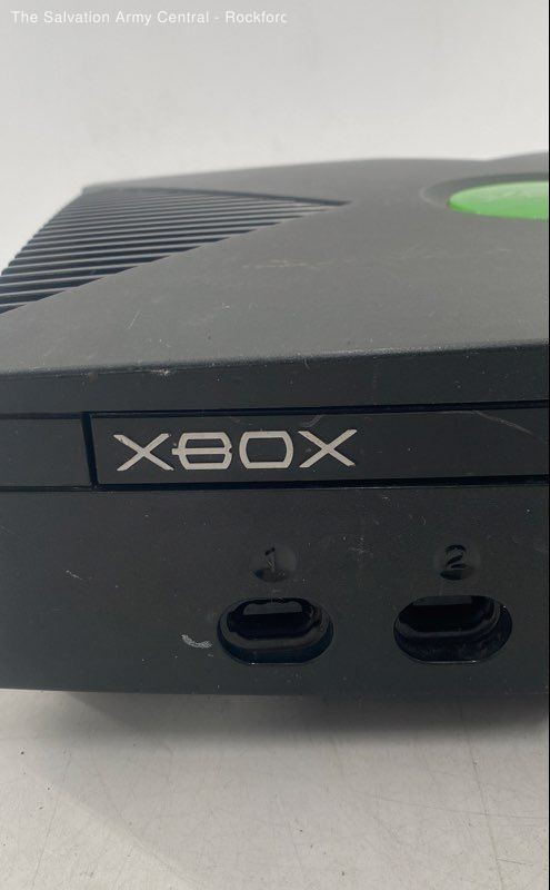 Microsoft Xbox Original Black Multiplayer Video Game Home Console ...