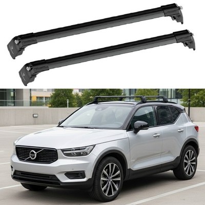 For VOLVO XC40 2017 ONWARDS LOCKING ROOF RACK CROSS BARS RAILS ALU ...