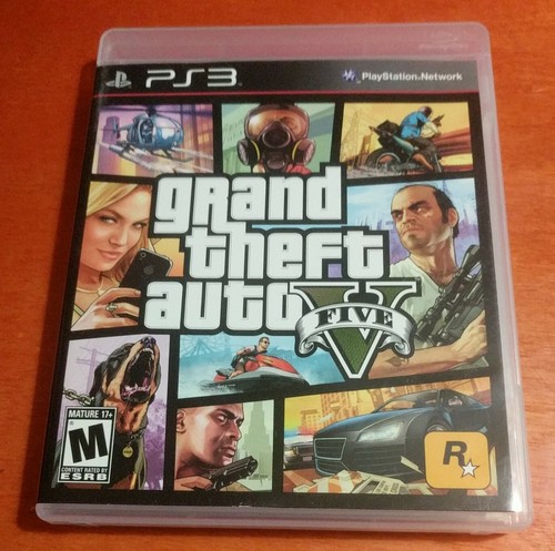 Grand Theft Auto V GTA PlayStation 3 PS3 Rockstar Games a Take-Two ...