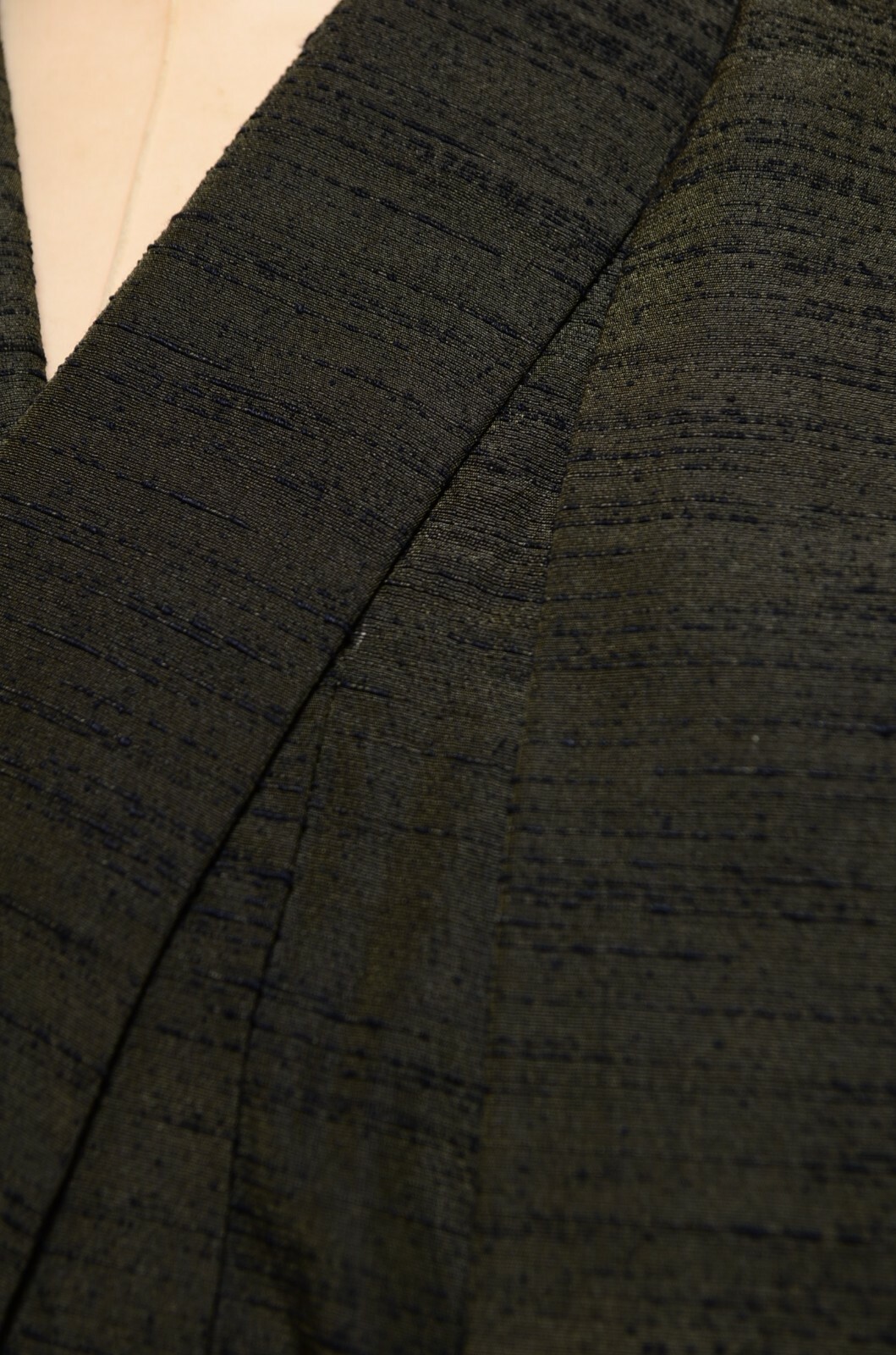 (High Grade) Men's Silk Kimono & Haori SET Japanese vintage Robe Jacket ...