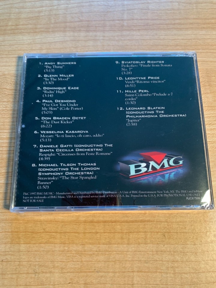 In Music BMG Select Tracks Jazz Musical (CD) 12 Tracks…………….BRAND NEW ...