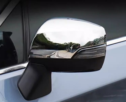 For Subaru Forester 2014-2018 Bright Chrome Rear View Mirror Cap Cover ...