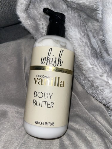 Whish Coconut Vanilla Body Butter 16.5 Ounce Pump Moisturizes Firms ...