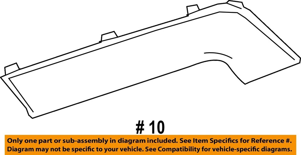 2014-2018 Chevrolet Silverado Driver's Door Armrest Trim Panel Molding ...