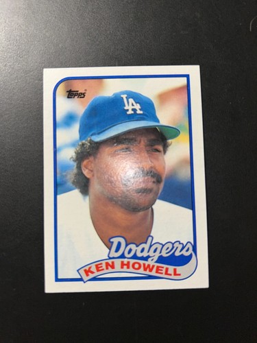 1989 TOPPS BASEBALL CARD KEN HOWELL #93 LOS ANGELES DODGERS MLB FREE ...