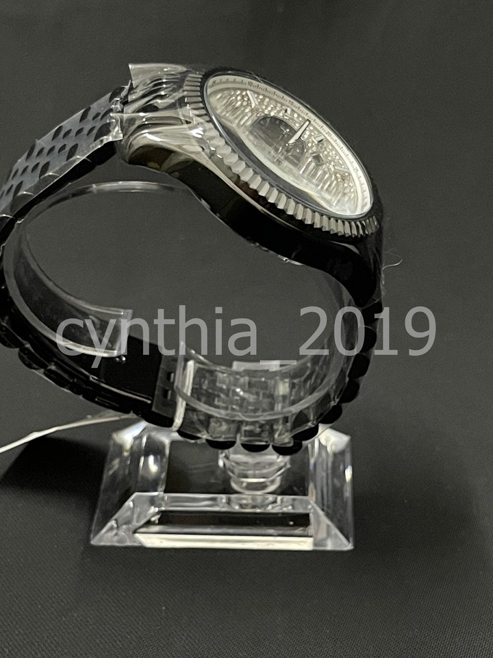 Michael Kors MK8605 Lexington Chronograph Silver Crystal Pave Dial Men ...