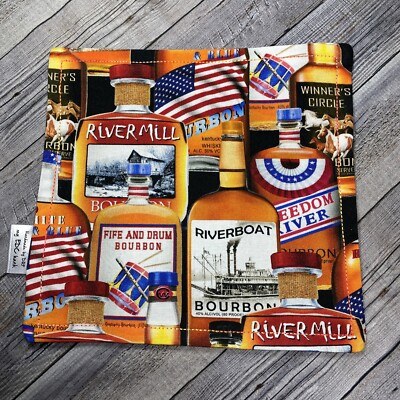 EDC HANK W/MICROFIBER BACK 8” -BOURBON RIVER MILL FIFE AND DRUM ETC ...