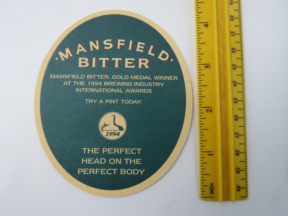 Beer Coaster ~ BANKS Brewery Mansfield Bitter ~ Wolverhampton, ENGLAND ...