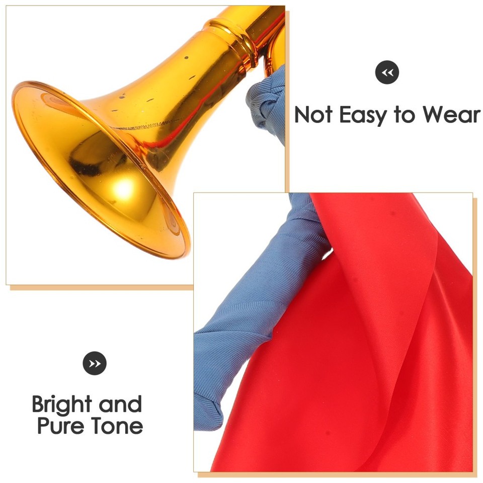 Trumpet Horn Toy: Handheld Air Horn Bugle Instrument - Cheer Party ...
