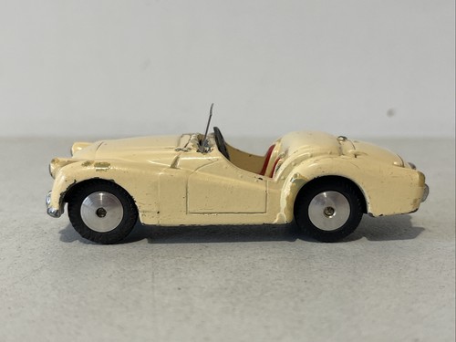 Repainted Vintage Corgi Toys 301 Triumph TR2 Cream Diecast Model Car ...