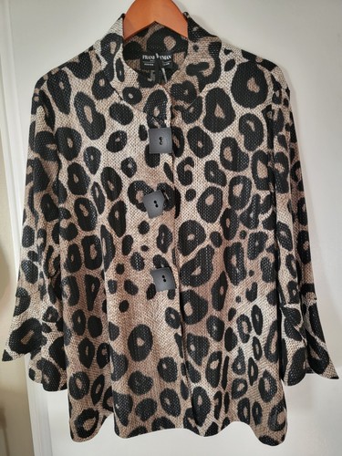 Stunning FRANK LYMAN DESIGN | Leopard Print Evening Jacket - Orig pr ...