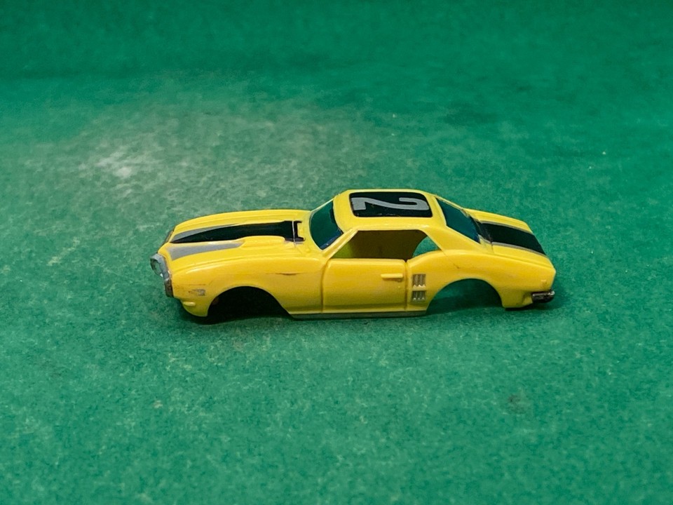 ORIGINAL AURORA XLERATOR # 2742, FIREBIRD BODY, LEMON YELLOW/BLACK # 2 ...