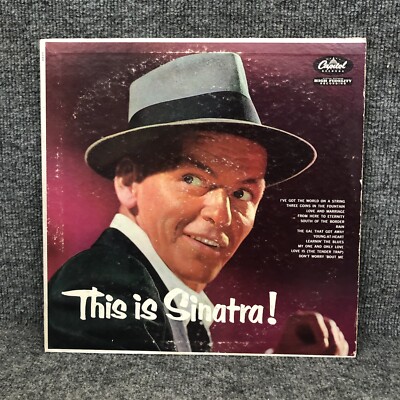Frank Sinatra This Is Sinatra LP Vinyl 1956 Capital T-768 High Fidelity ...