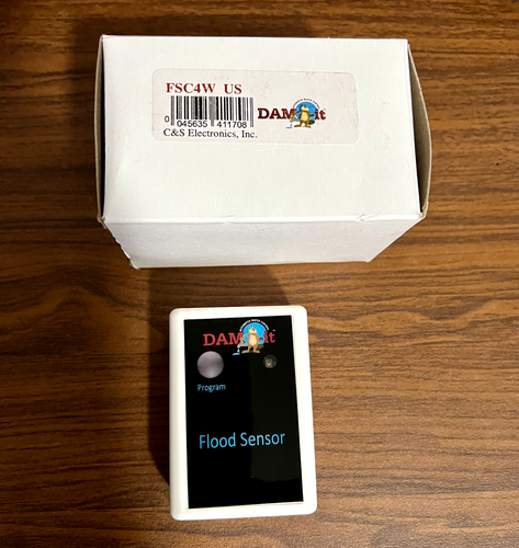 Dam-it flood sensor FSC4W C&S Electronics, inc. - Control 4 automation ...