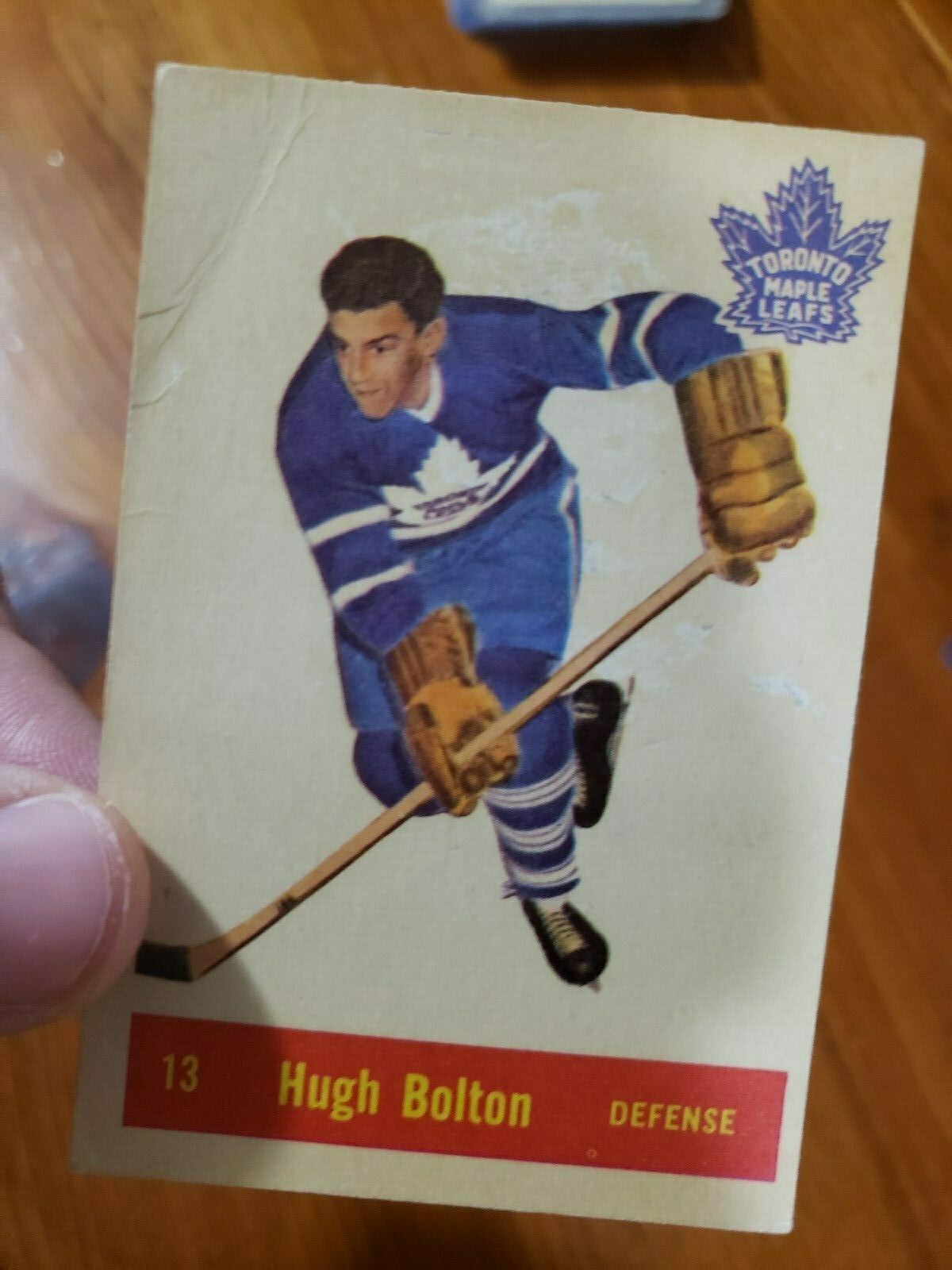 1957-58 Parkhurst - #13 Hugh Bolton for sale online | eBay