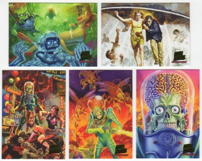 2013 TOPPS MARS ATTACKS INVASION 5 Card Mars Attacks Masterpieces Chase ...
