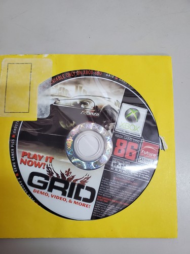Xbox 360 - Official Xbox Magazine OXM Demo Disc only #86 GRID | eBay