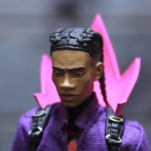 1/12 Custom Marvel Universe Miles Morales Prowler Earth 42 Unmasked ...