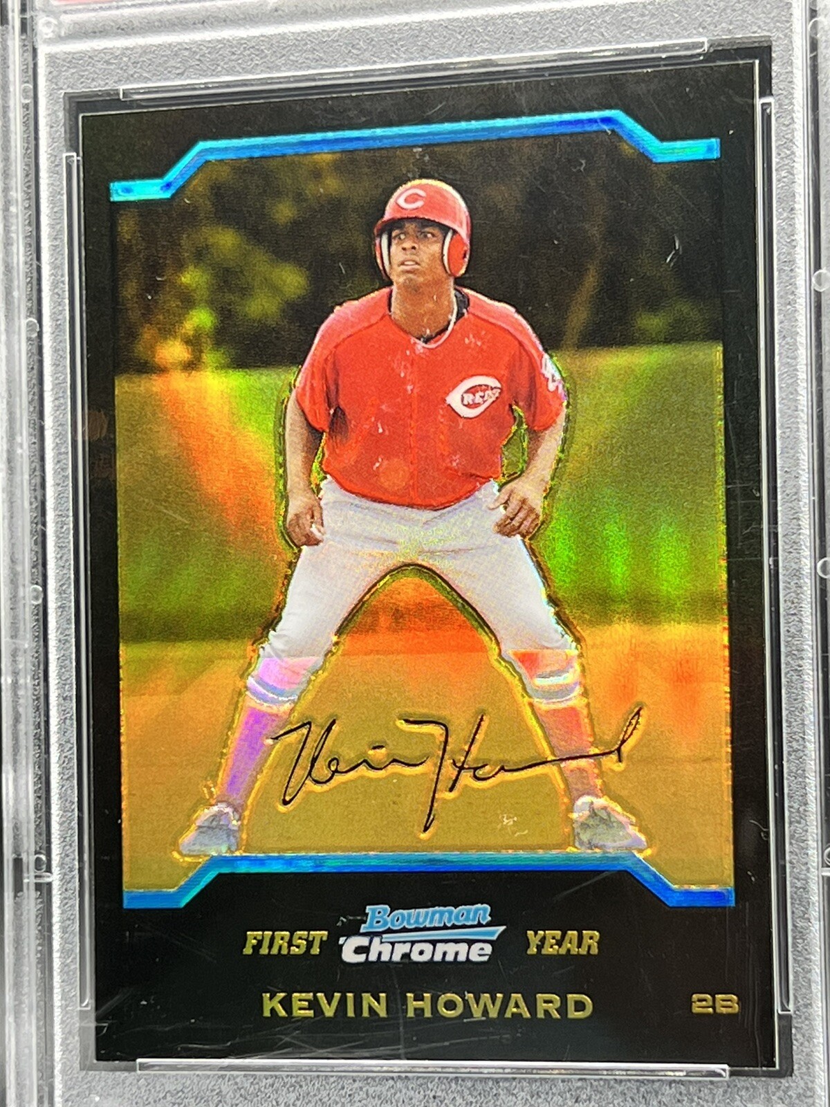 2004 Bowman Chrome - First Year Gold Refractor #181 Kevin Howard /50 ...