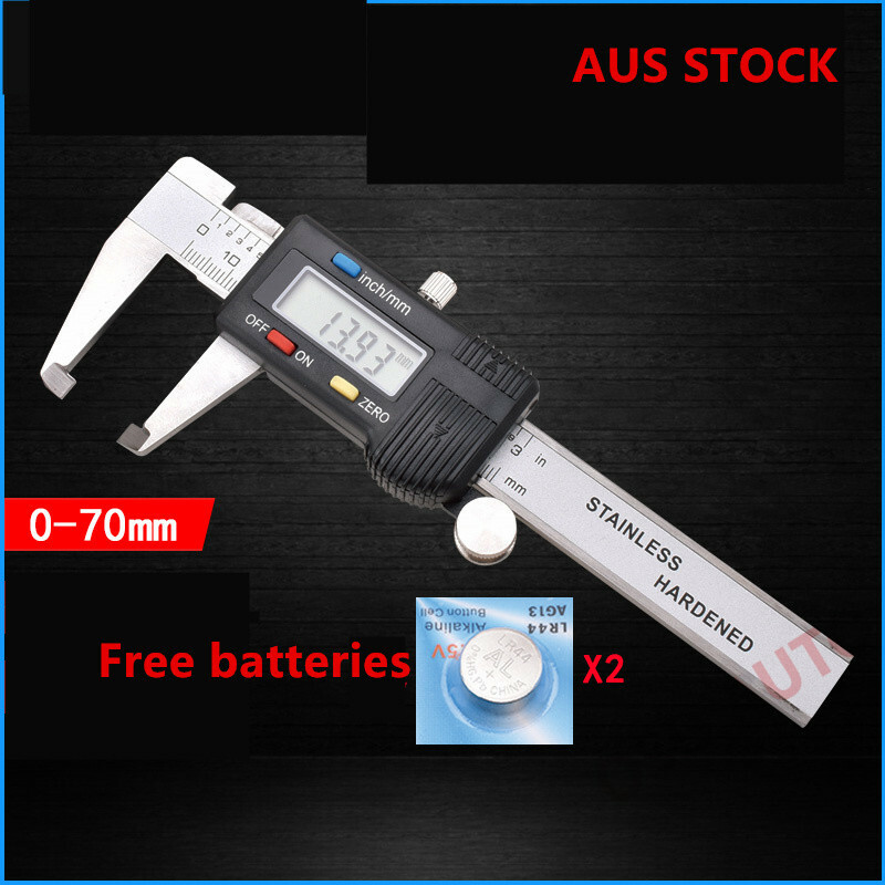 DISC ROTOR BRAKE ELECTRONIC DIGITAL CALIPERS VERNIER MEASURING TOOL ...