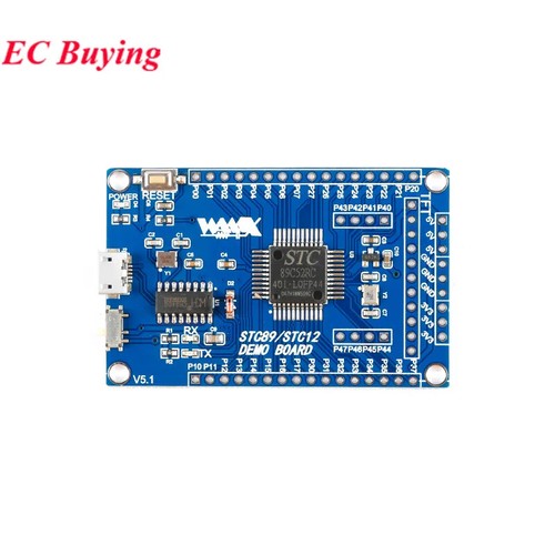STC89C52RC 51 SCM Development Learning Board Module with STC89C52 STC51 ...