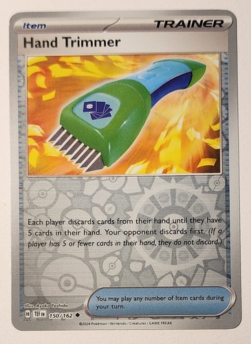 Pokémon TCG - Hand Trimmer - Reverse Holo - TEF 150/162 - Temporal ...