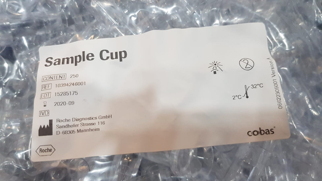 (750)roche 10394246001 Cobas 3ml Sample Cups - Hitachi Analyzers ...