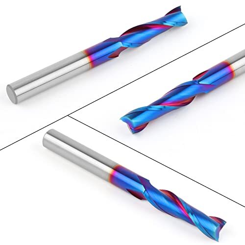 Upcut Spiral Router Bits 1/4 inch Shank 1/4 inch Cutting Diameter Solid ...