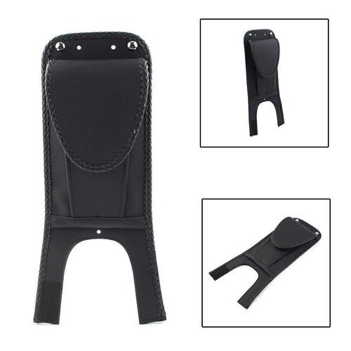 Black Tank Bib W/ Pouch Bag Fit For Harley FXST Softail Springer Fat ...