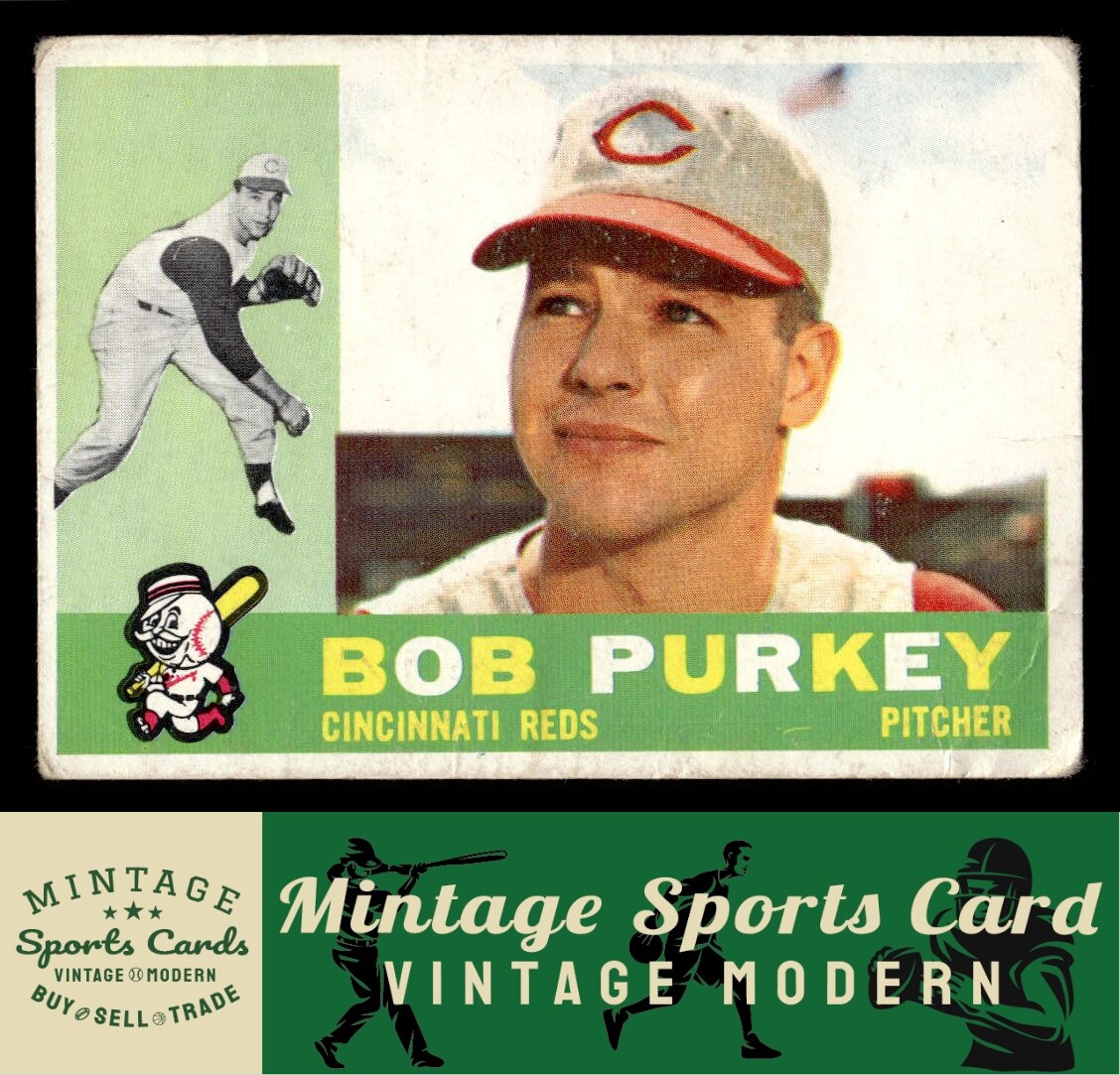 1960 Topps - Bob Purkey - #4 Cincinnati Reds | eBay
