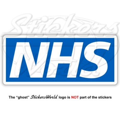 NHS Bumper Sticker 155mm Doctor Nurse Volunteer Key Worker Support ...