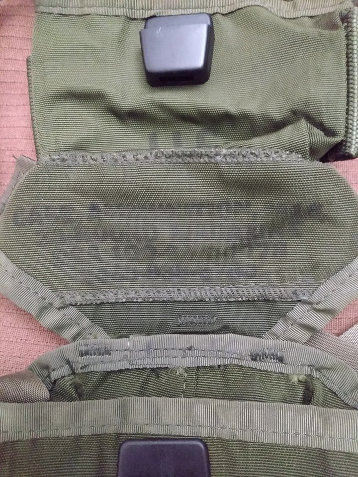 M1967 RIFLE MAGAZINE POUCHES 1st PATTERN - 1968 VIETNAM (TET, KHE SANH ...
