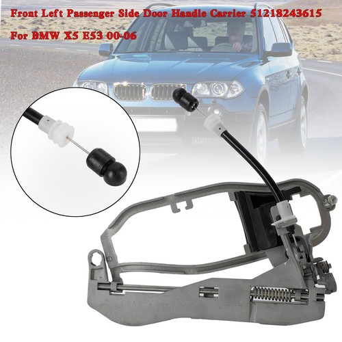 Front Left Passenger Side Door Handle Carrier 51218243615 For BMW X5 ...