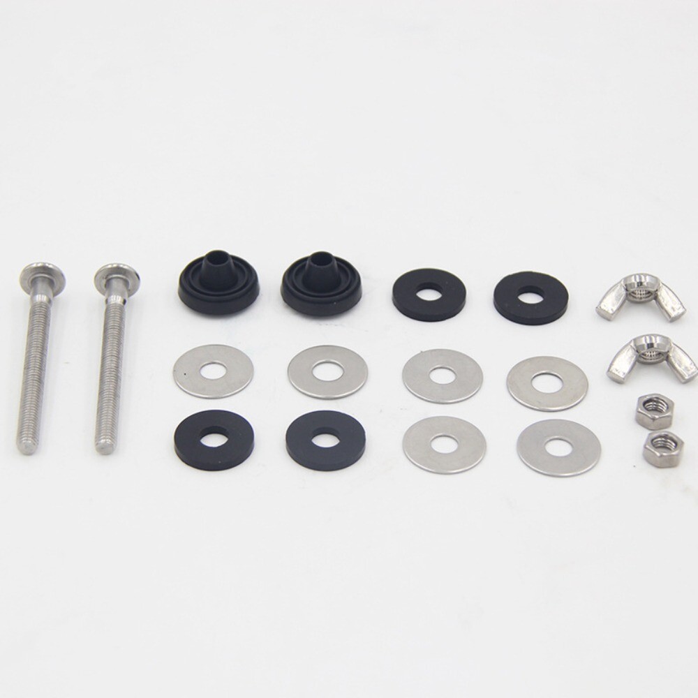 2Pcs Heavy Duty Toilet Bolts Adjustable Nut Screw for Fastening Home | eBay