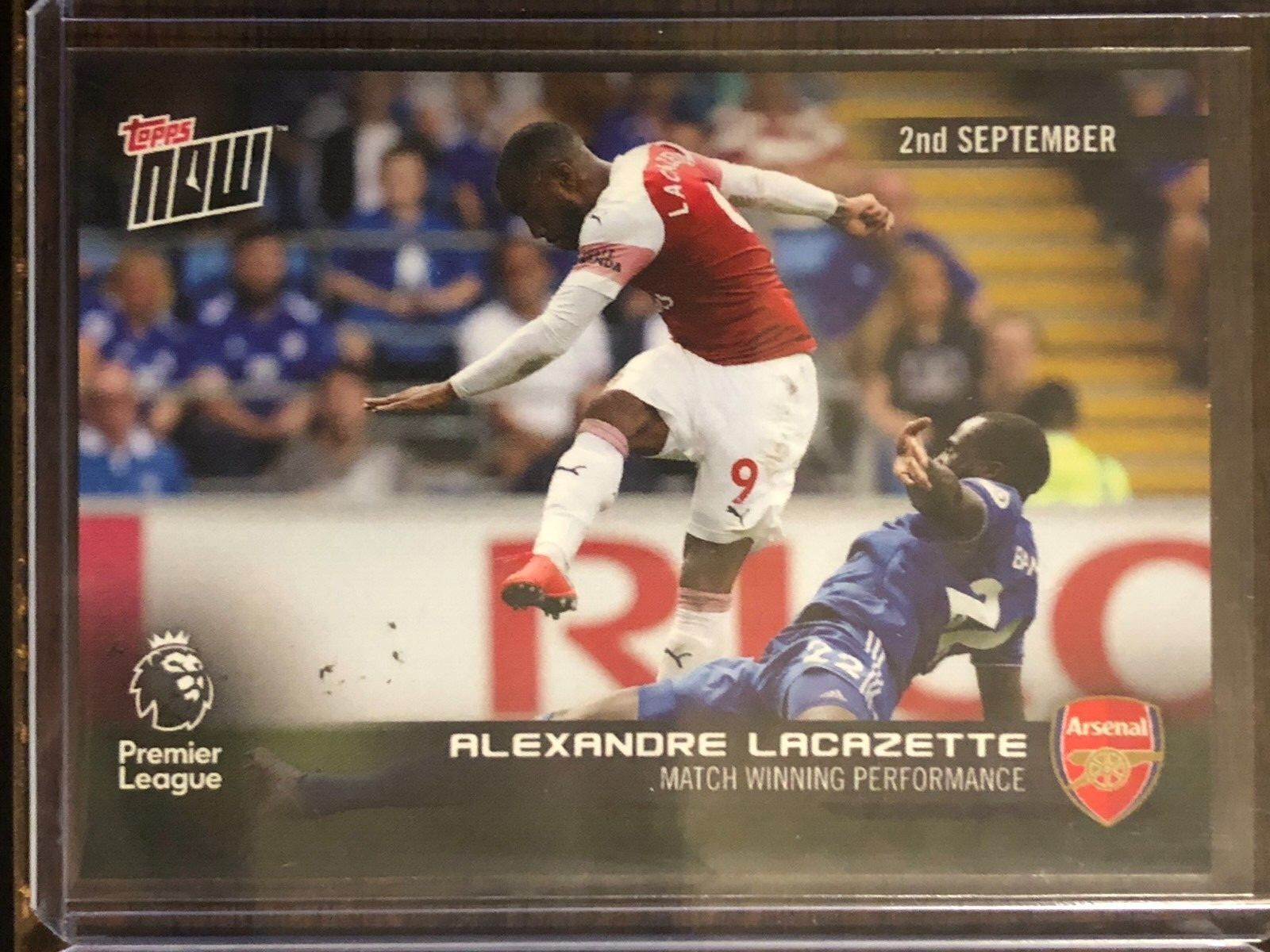 2018 Topps Now PL Premier League #12 Alexdandre Lacazette Arsenal | eBay