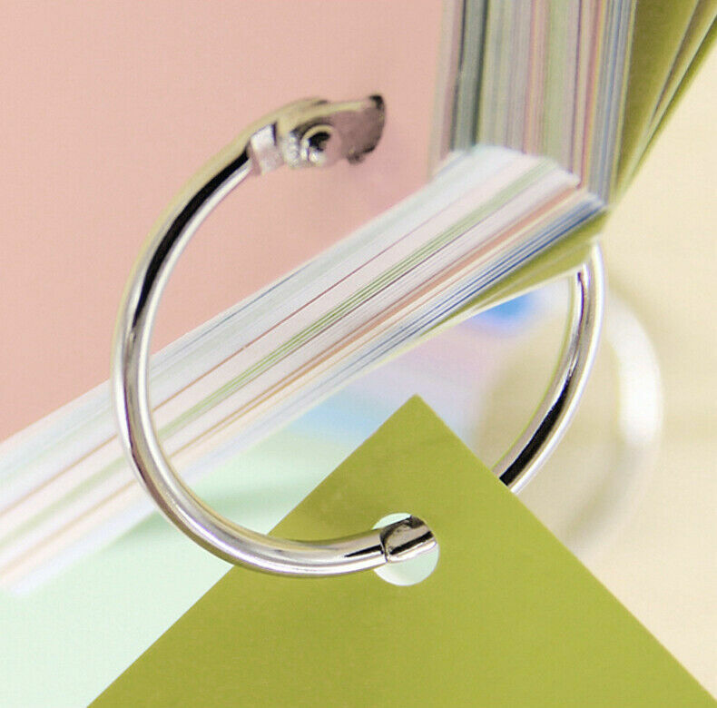 5-100pcs Large Hinged Split Ring Jailer Key Ring Durable Holder Hoop 25 ...