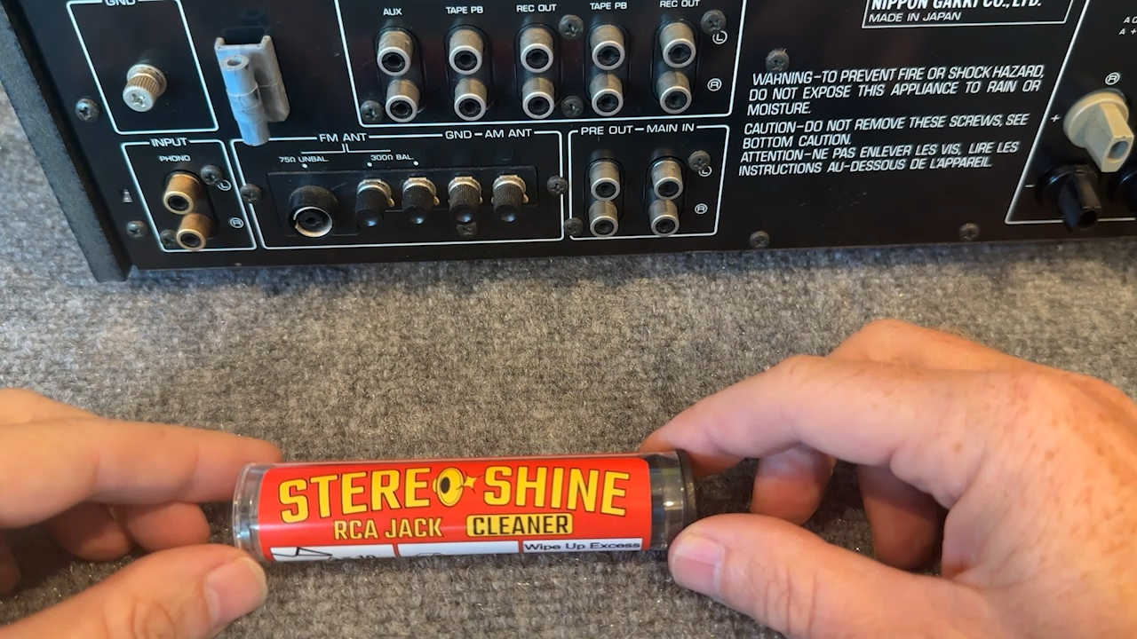 Stereo Shine RCA/Phono Jack Cleaner - Powered by DeoxIT D Series | eBay