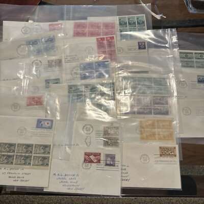 US First Day Cover Collection 23 All From The Early To Mid 1950'S ...