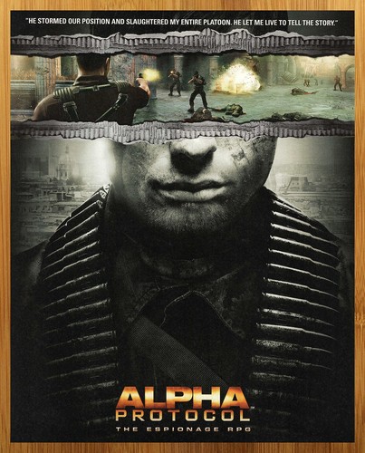 2009 Alpha Protocol Xbox 360 PS3 PC Print Ad/Poster Authentic Official ...