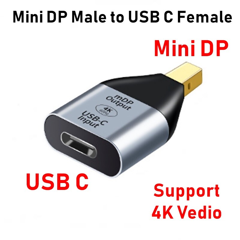 USB-C Type C Plug to Mini DP DisplayPort HDMI VGA RJ45 Video Adapter ...