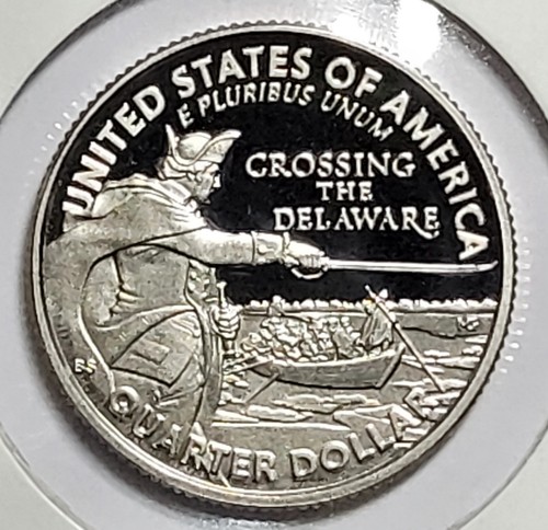 2021-S Delaware Crossing ATB Washington Clad 25c Proof Quarter Choice ...