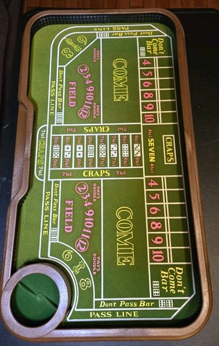 VINTAGE Waco Auto-Shooter Craps Table Automatic Dice Roller Complete ...