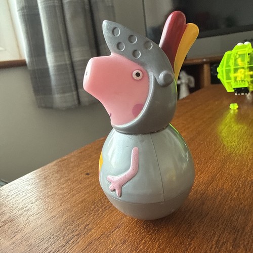Rare George Knight Weeble Peppa Pig Figure - Very Hard to Find. | eBay UK