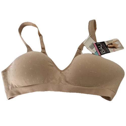 New Bali All-Around Comfort Wirefree Bra Women’s Size 38C– Soft ...