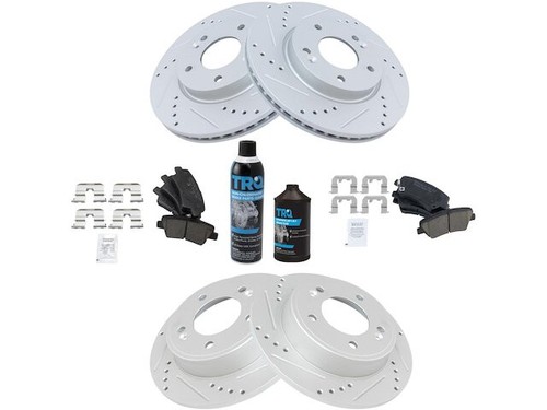 For 2012-2016 Hyundai Veloster Brake Pad and Rotor Kit Front and Rear ...