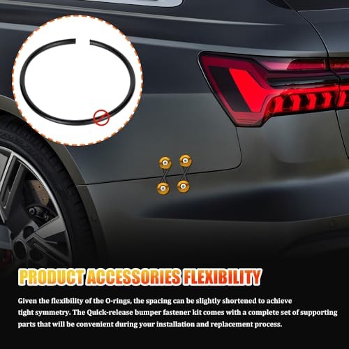 Universal Car Bumper Quick Release Clips Fasteners Kit, Bumper Quick ...