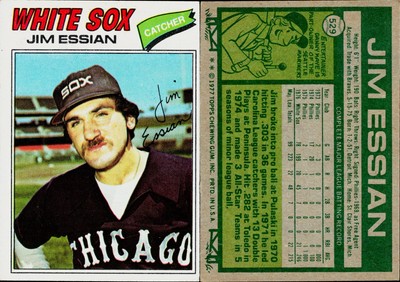 1977 Topps Baseball Card #529 Jim Essian Chicago White Sox | eBay