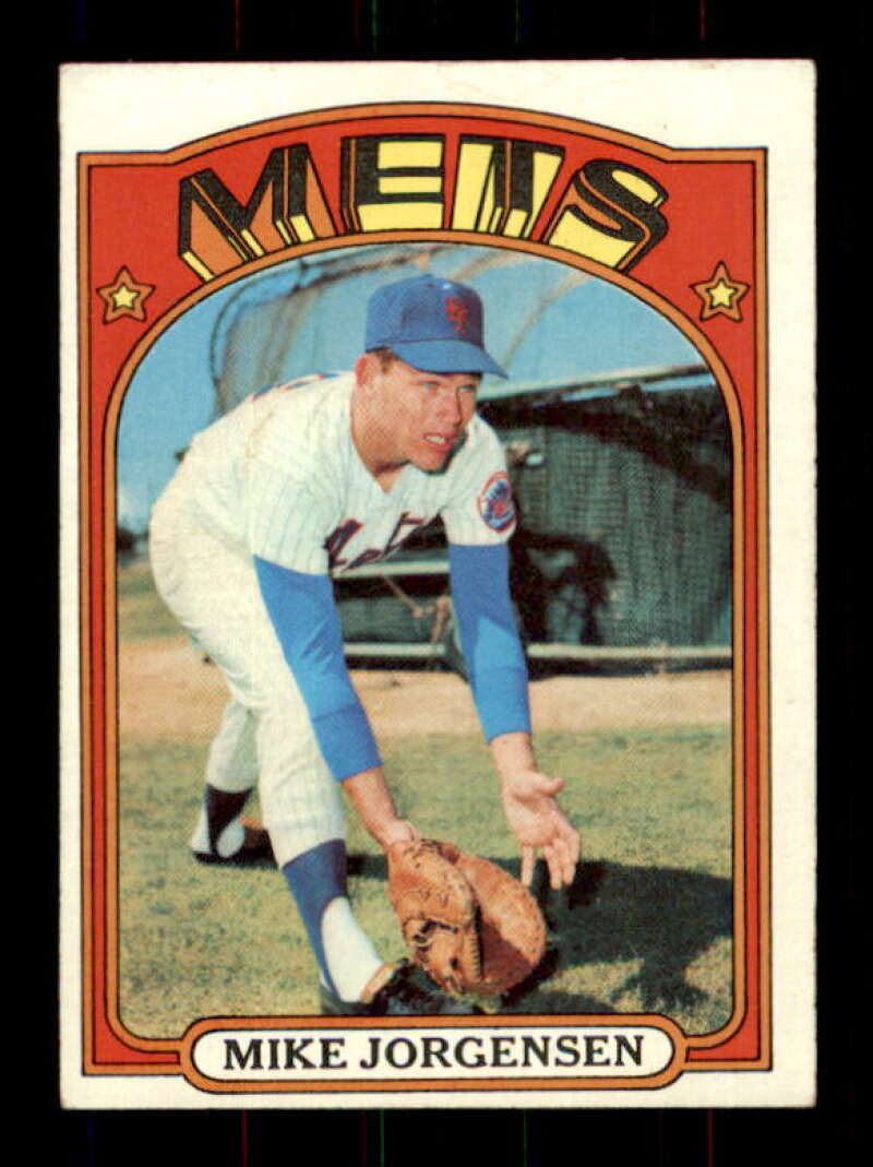 1972 Topps #16 Mike Jorgensen EX/EX+ Mets 510932 | eBay