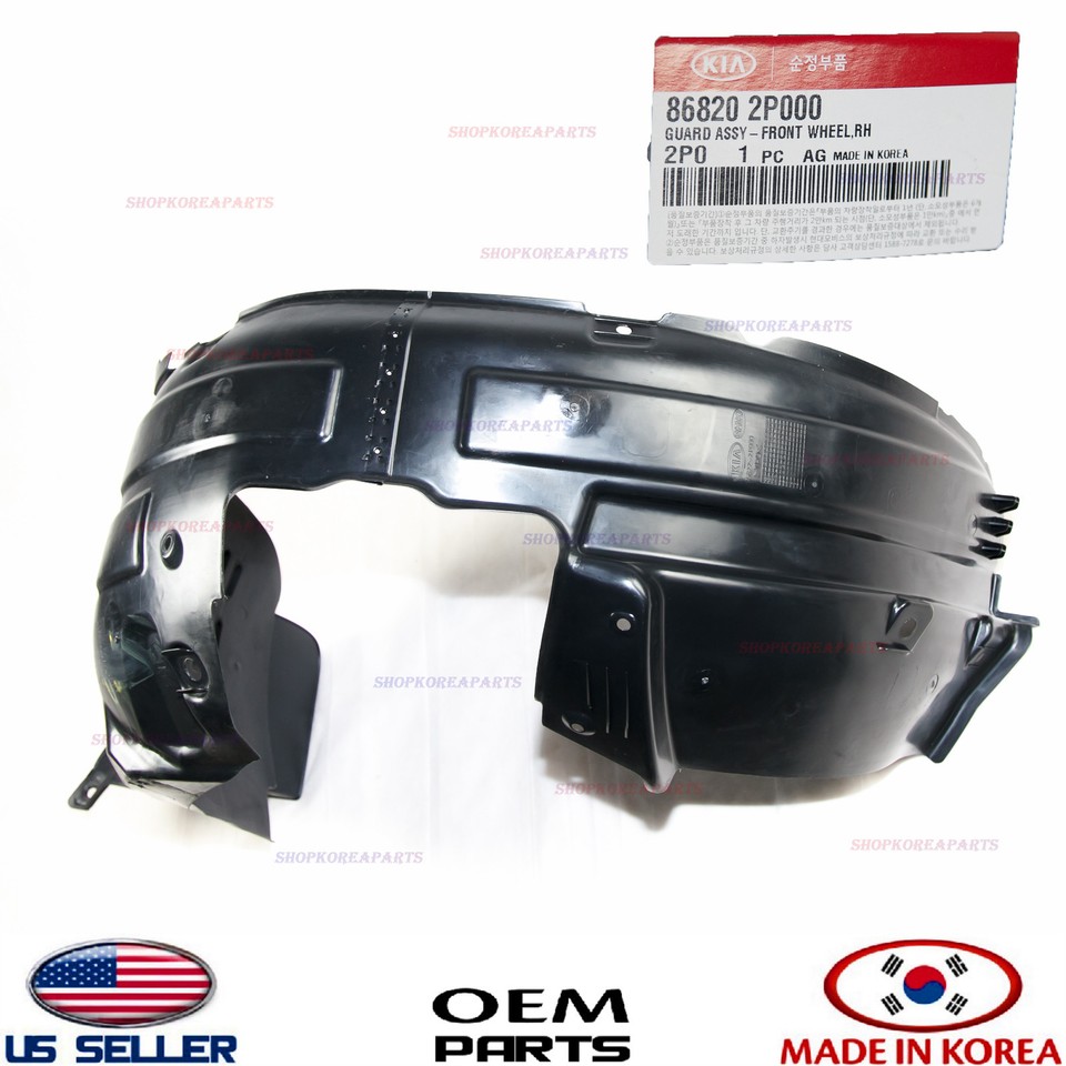 Genuine Fender Liner Front RIGHT Passenger Side ⭐OEM⭐ KIA SORENTO 2011 ...